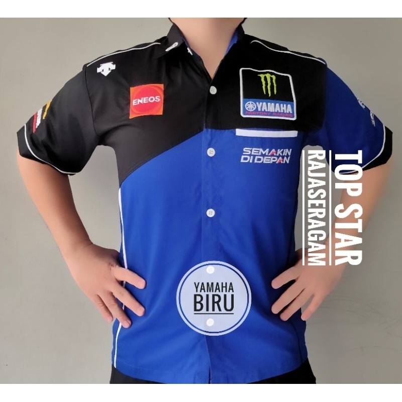KEMEJA Discount Yamaha Automotive Uniform Shirts Motogp F1 Racing ...