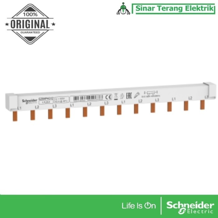 Elt SCHNEIDER ELECTRIC BUSBAR comb 3P 63A EZ9XPH312 / 12 SGA MODULE ...