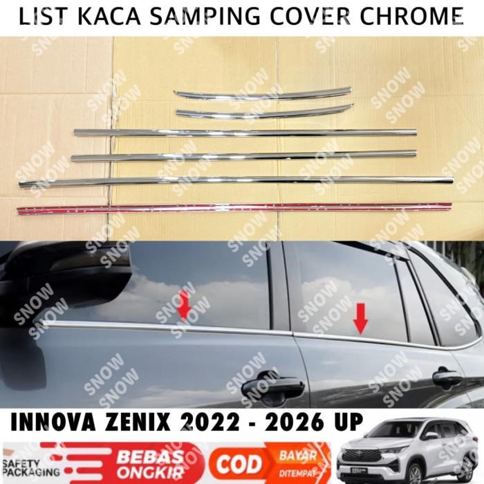 List of Innova Zenix Side Mirrors 2022 2024 2025 2026 New Chrome Cover ...