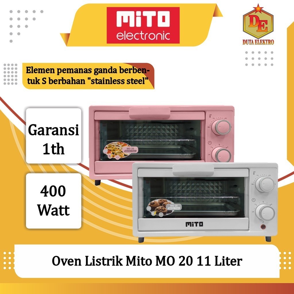 Mito MO 20 Mitochiba 11 Liter Electric Oven | Shopee Malaysia