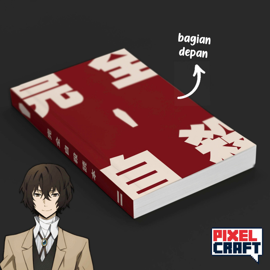 Pocket Note Anime BUNGO STRAY DOGS Softcover A6 Osamu Dazai Motif ...