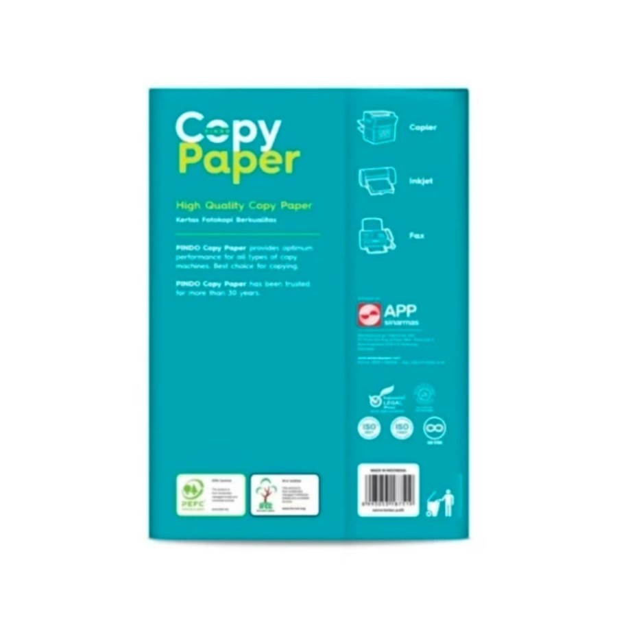 PUTIH Hvs A4 75gr Copy Paper A4 75gsm White Photocopy Paper | Shopee ...