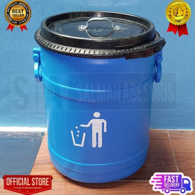 AVAILABLE 30 LITER PLASTIC TONG DRUM. Plastic trash can | Shopee Malaysia