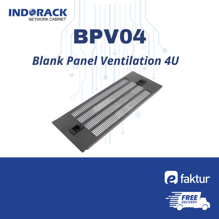 Bpv04 - Blank Panel 4U Ventilation 19" - INDORACK | Shopee Malaysia