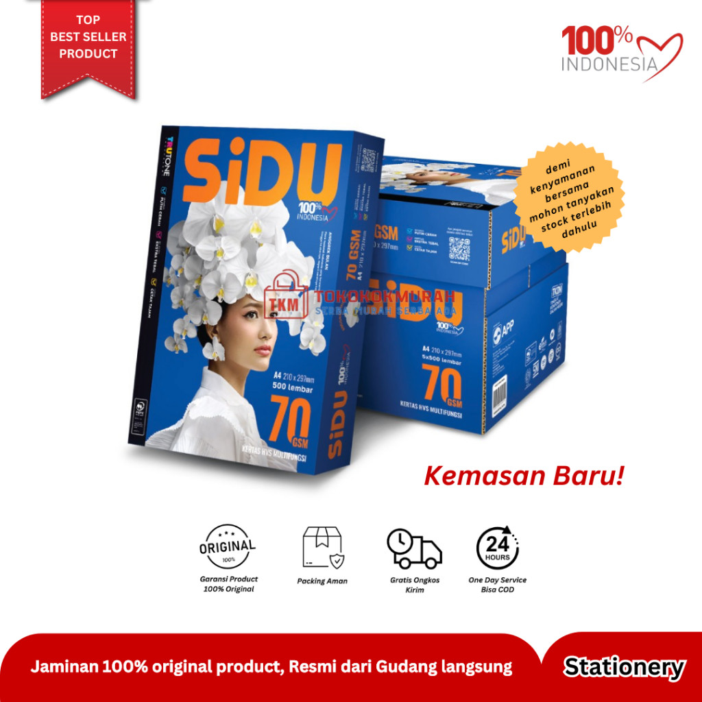 Hvs Sidu A4 AND F4 PAPER 70 Gr BOX | Shopee Malaysia