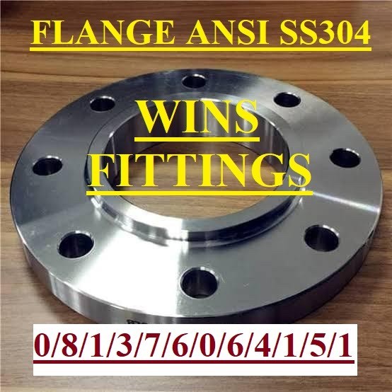 Flange SS 304 ANSI 150 1/2" SO RF inch Stainless SORF 150 SLIP ON SS304 ...
