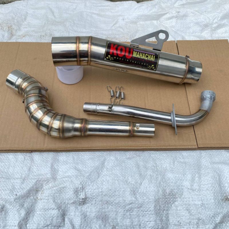 Tambutso kou mahachai pipe 51mm 1Set ellbow TUBE type open spec for ...