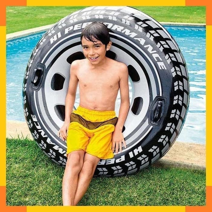 Intex Monster Truck Tube 56268 float, nice jumbo swimming tire | Shopee ...