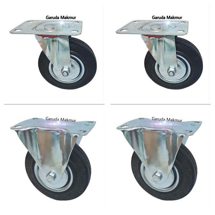 300kg folding trolley wheels/5 inch folding handtruck | Shopee Malaysia