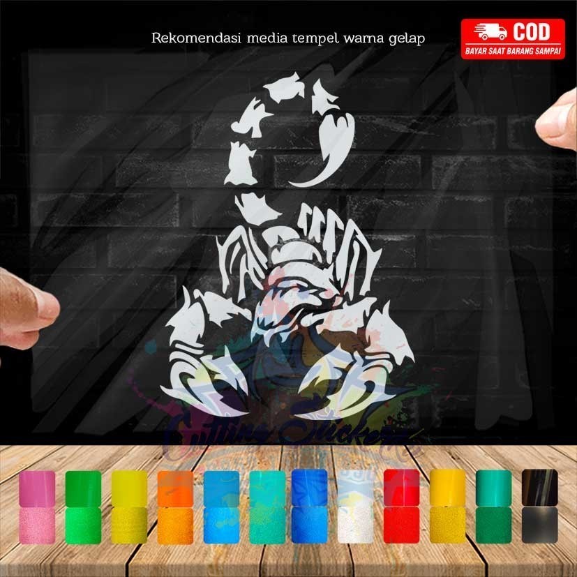 Cutting Sticker Scorpion Motorcycle Variation Car Sticker Scorpion ...