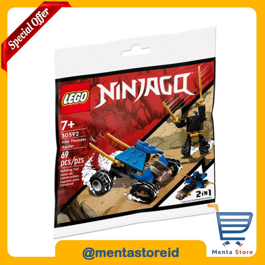 Lego Ninjago 30592 Polybag Mini Thunder Raider | Shopee Malaysia