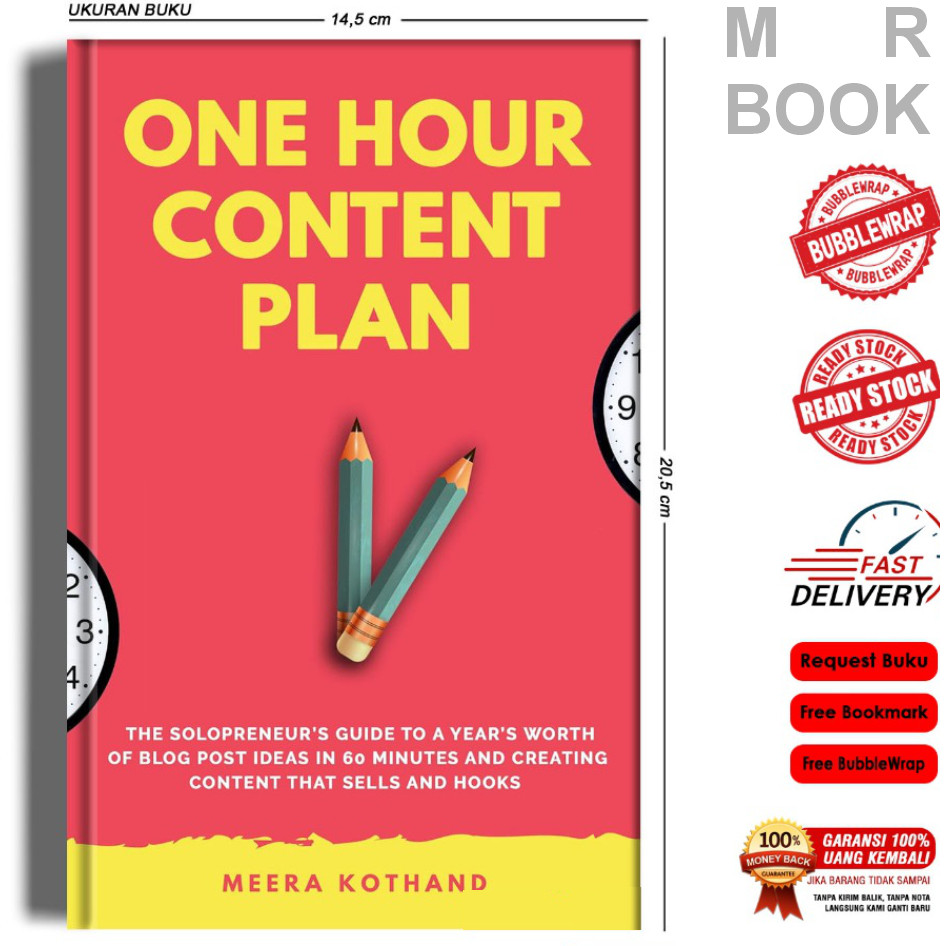 The One Hour Content Plan by Meera Kothand (English) | Shopee Malaysia