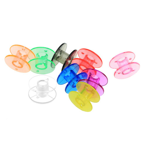 MESIN Colorful Plastic Spool/Spul/Plastic Pallet/Bobbin Portable Sewing ...