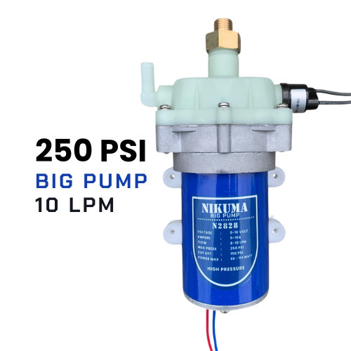 Dc Pump 12V 250 PSI NIKUMA Big Pump N2828 120 Watt Original High pressure Automatic | Shopee ...