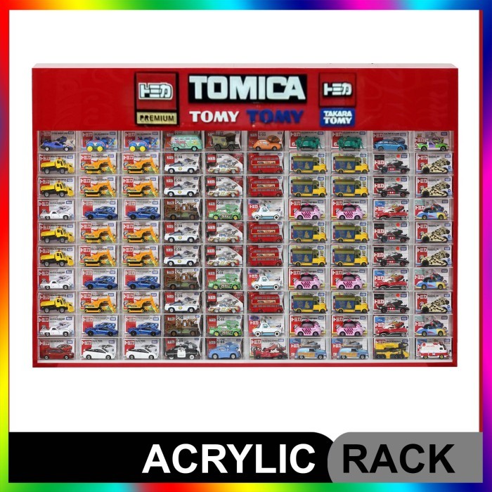 Acrylic Tomica Rack Contents of 100 - Header Box In Edition Special ...