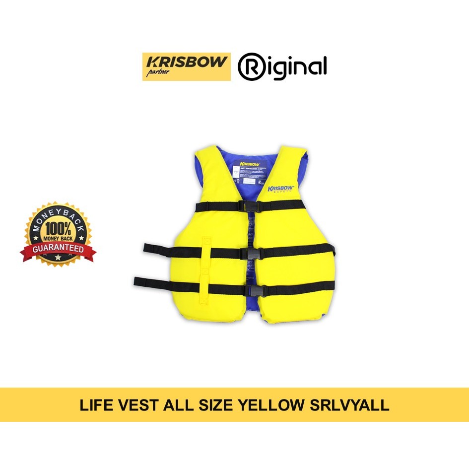 Krisbow Life Vest All Size Yellow SRLVYAL / Krisbow Life Vest - Yellow ...
