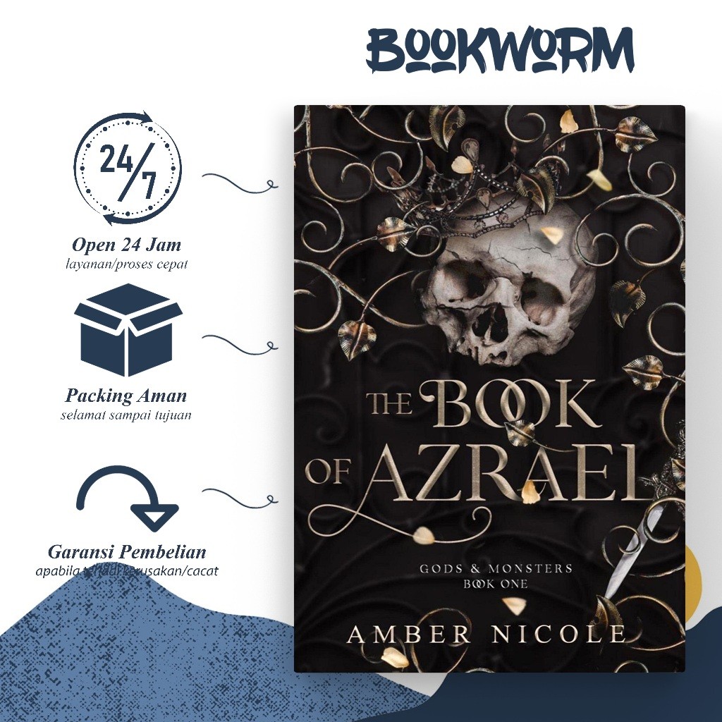 The Book of Azrael (Gods and Monsters, 1) by Amber V. Nicole (English) | Shopee Malaysia