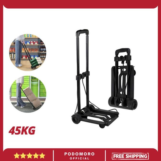Trolley Trolley Mini Gallon Portable Folding Suitcase Cart 32x23CM 45KG ...