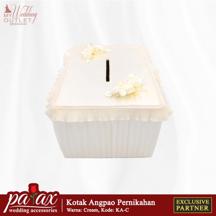 Wedding Angpao Money Box - Natural Beige (Reception Envelope Holder ...