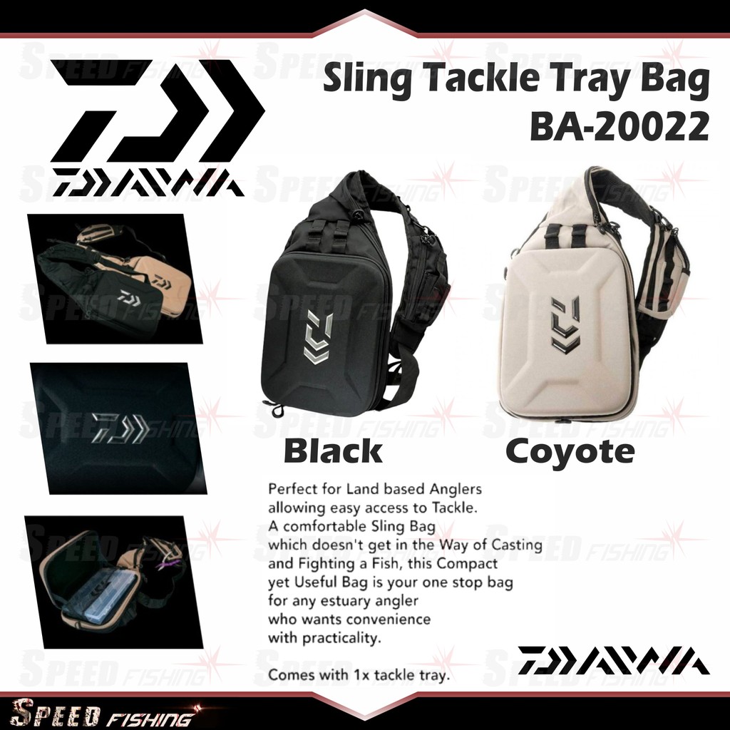 Daiwa Sling Tackle Tray Bag BA-20022 Polyester Sling Bag | Shopee Malaysia