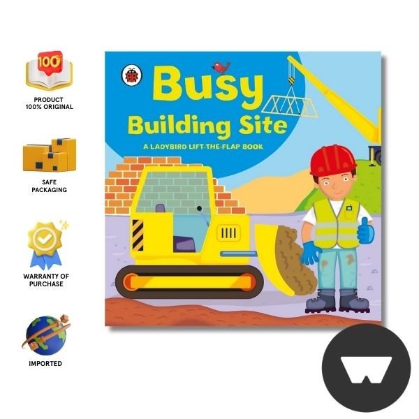 Ladybird - Lift The Flap Book: Busy Building Site | Shopee Malaysia