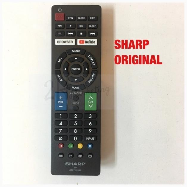 Original ORIGINAL YOUTUBE NETFLIX SHARP SMART TV REMOTE | Shopee Malaysia