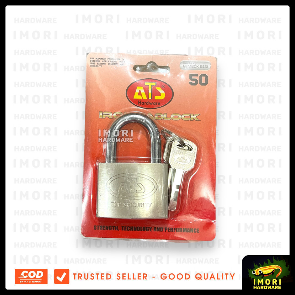 Chrome PADLOCK ATS 30 40 50 60 MM | Shopee Malaysia
