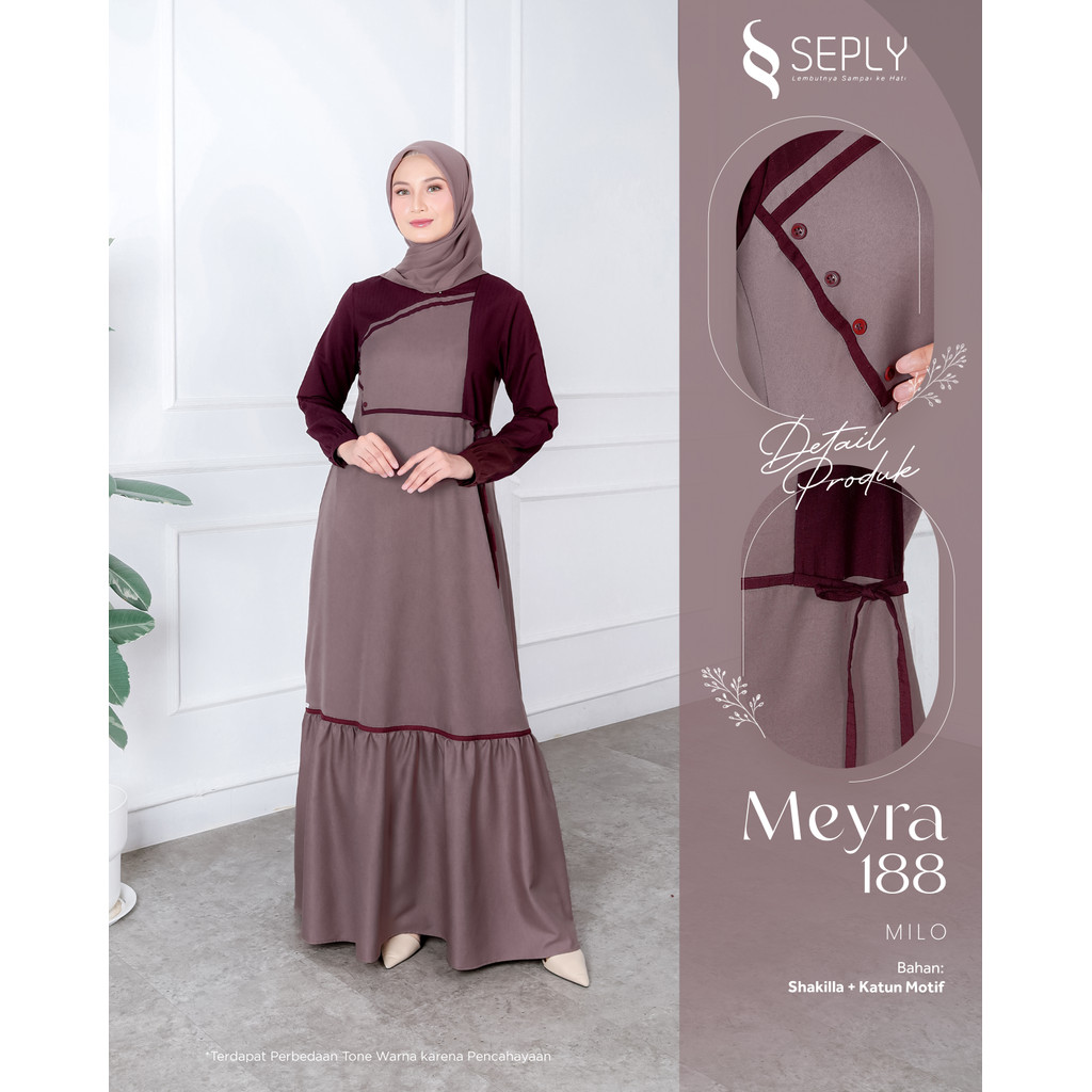 Meyra SEPLY GAMIS 188 | Latest Gamis Clothes Models for Eid 2025 | Eid ...