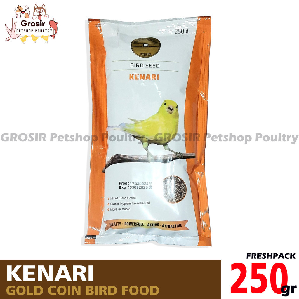 Goldcoin Canary Bird Food GOLD COIN KENARI 250gram | Shopee Malaysia