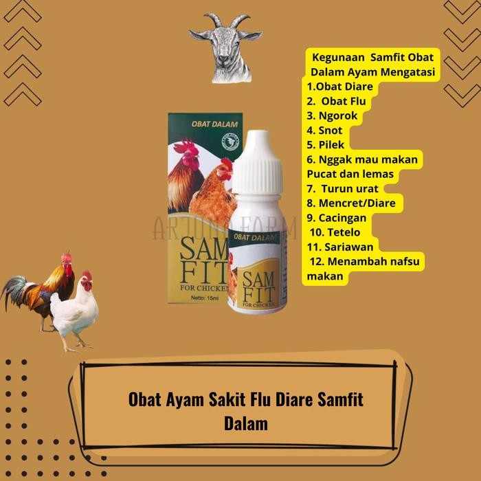 Medicine for Sick Chickens Snoring Yellow Flu Diarrhea Worms Samfit in ...