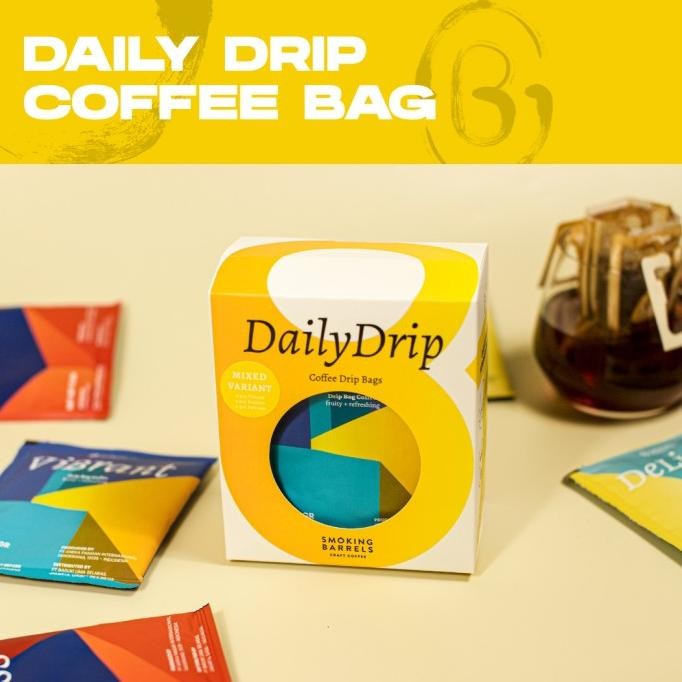 Daily Drip - Coffee Drip Bag 12gr-Practical Brewed Coffee Arabica ...