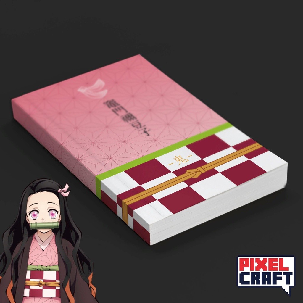 Pocket Note Anime KIMETSU NO YAIBA Softcover A6 Nezuko Kamado Motif ...