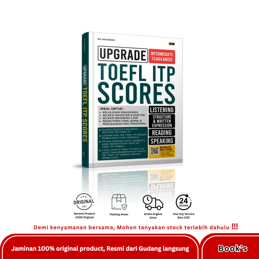 Itp SCORE TOEFL UPGRADE BOOK | Shopee Malaysia