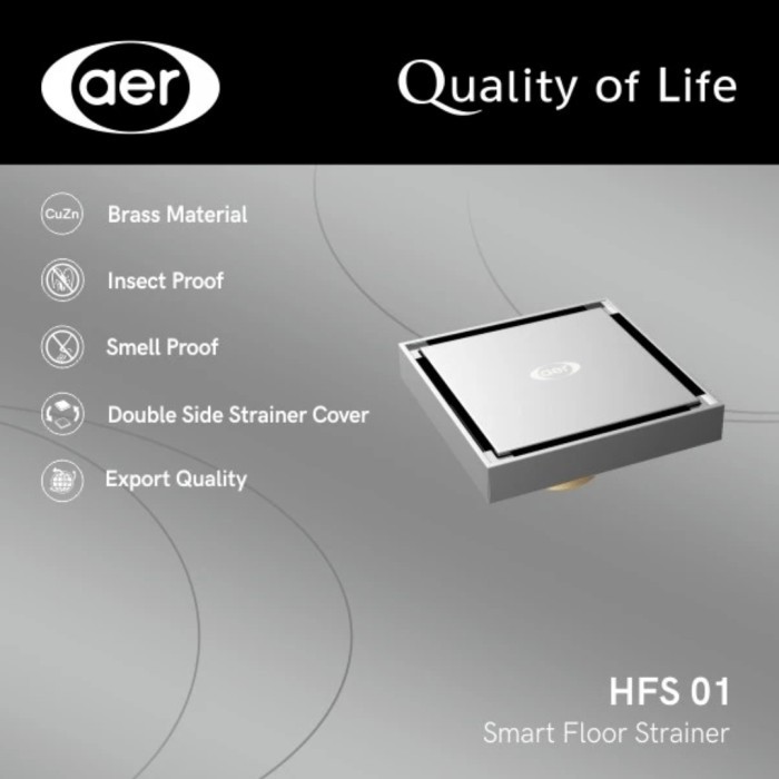 Smartdrain AER Strainer Floor Drain - Bathroom Strainer AER HFS 01 (New ...