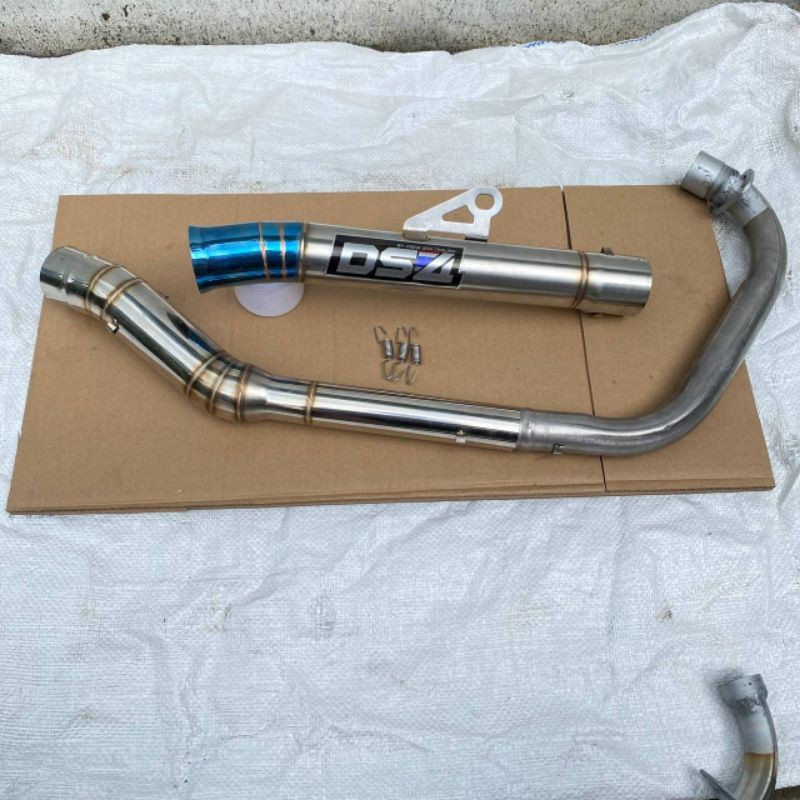 Pinaka murang tambutso na tambutso DS4 1set inlet 51mm pipe Muffler ...