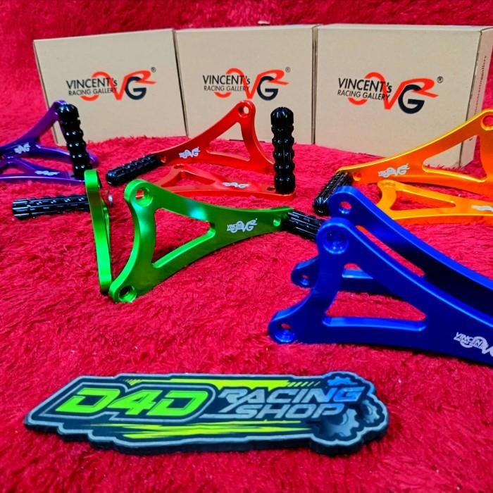 Footstep DRAG MATIC VRG MIO VARIO NMAX AEROX VESPA FRAME COSTOME DRAG ...