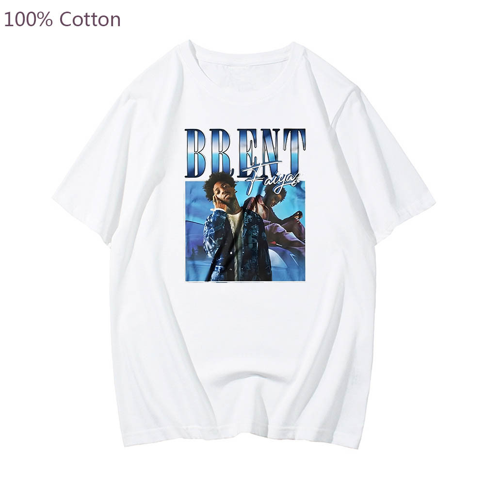 Brent Faiyaz High Street Cartoon T-Shirt Anime T-Shirt Printed ...