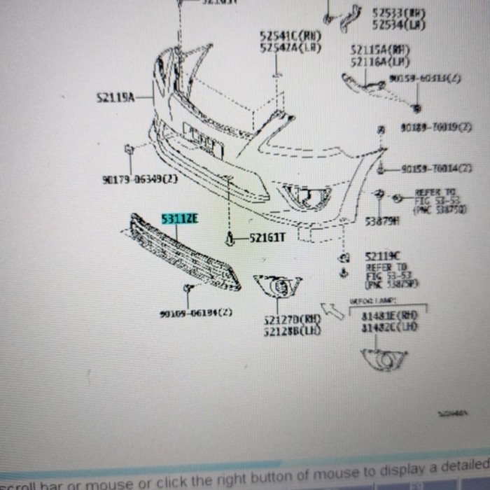 Toyota Innova 53112-0K090. bumper Bottom ram Grill | Shopee Malaysia