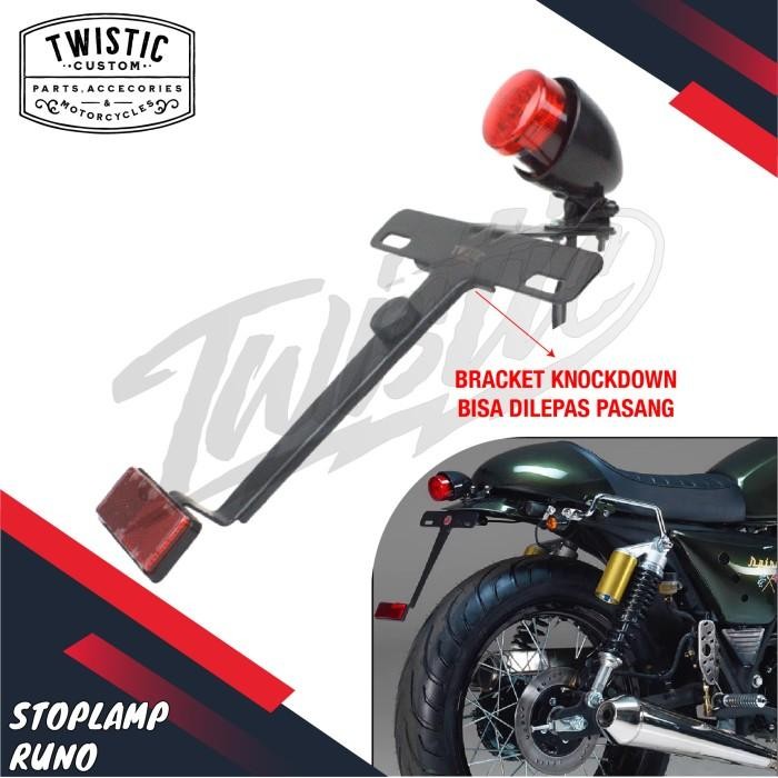Stoplamp Runo Motorcycle Rear Stop Brake Light W175 W250 Benelli Royal ...