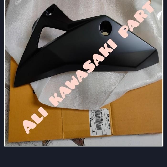 HITAM MESIN Lower engine cover under cowl z800 z 800 left black dof ...