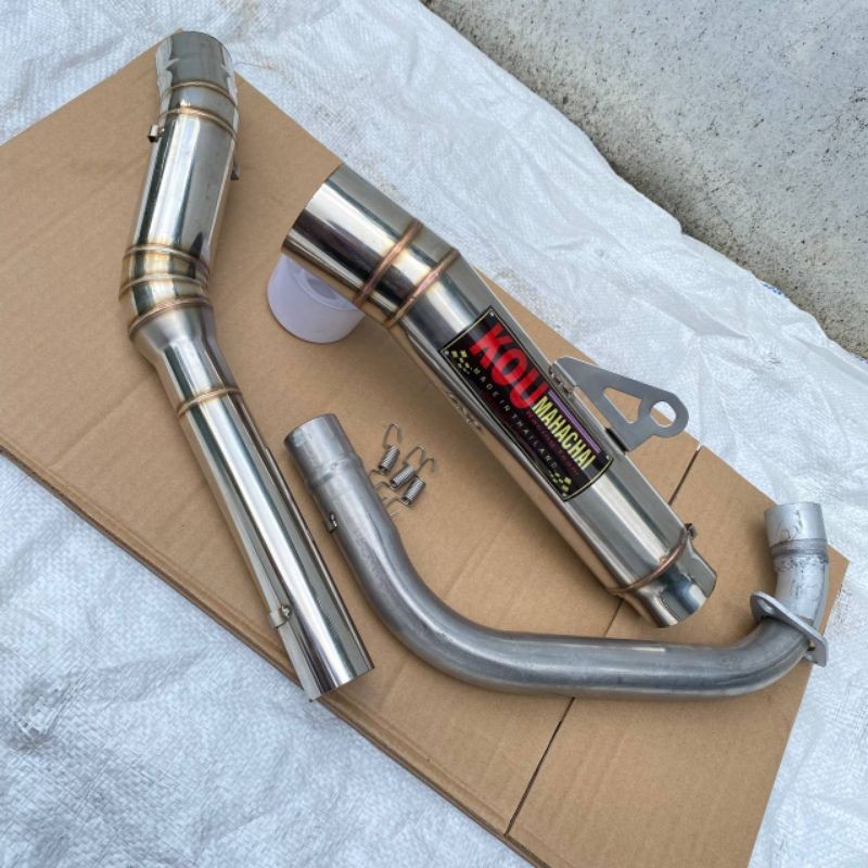 Super tube 1set kou mahachai pipe big elbow for motorcycle tmx125/155 ...