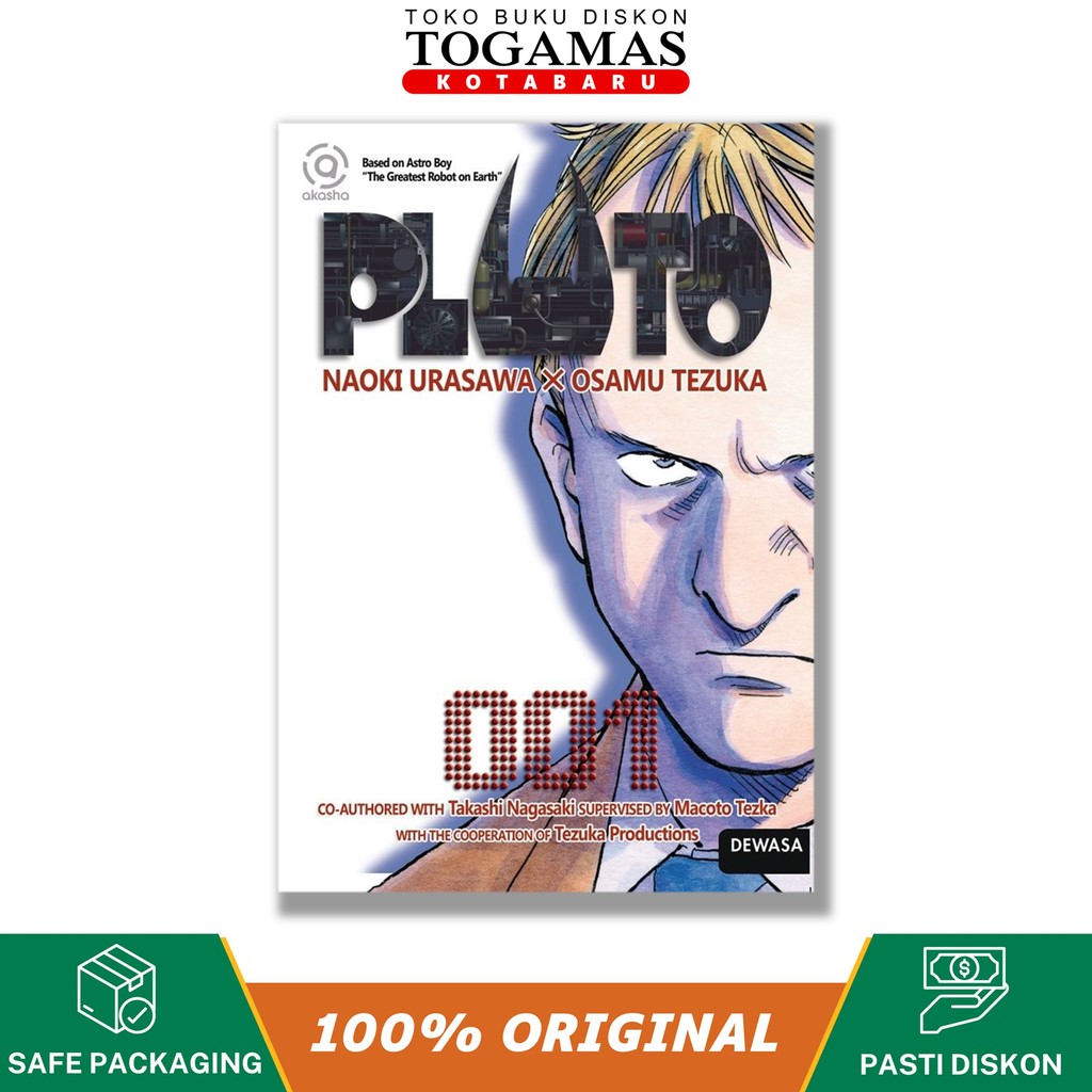 Akasha: PLUTO 001 - NAOKI URUSAWA, OSAMU TEZUKA | Shopee Malaysia