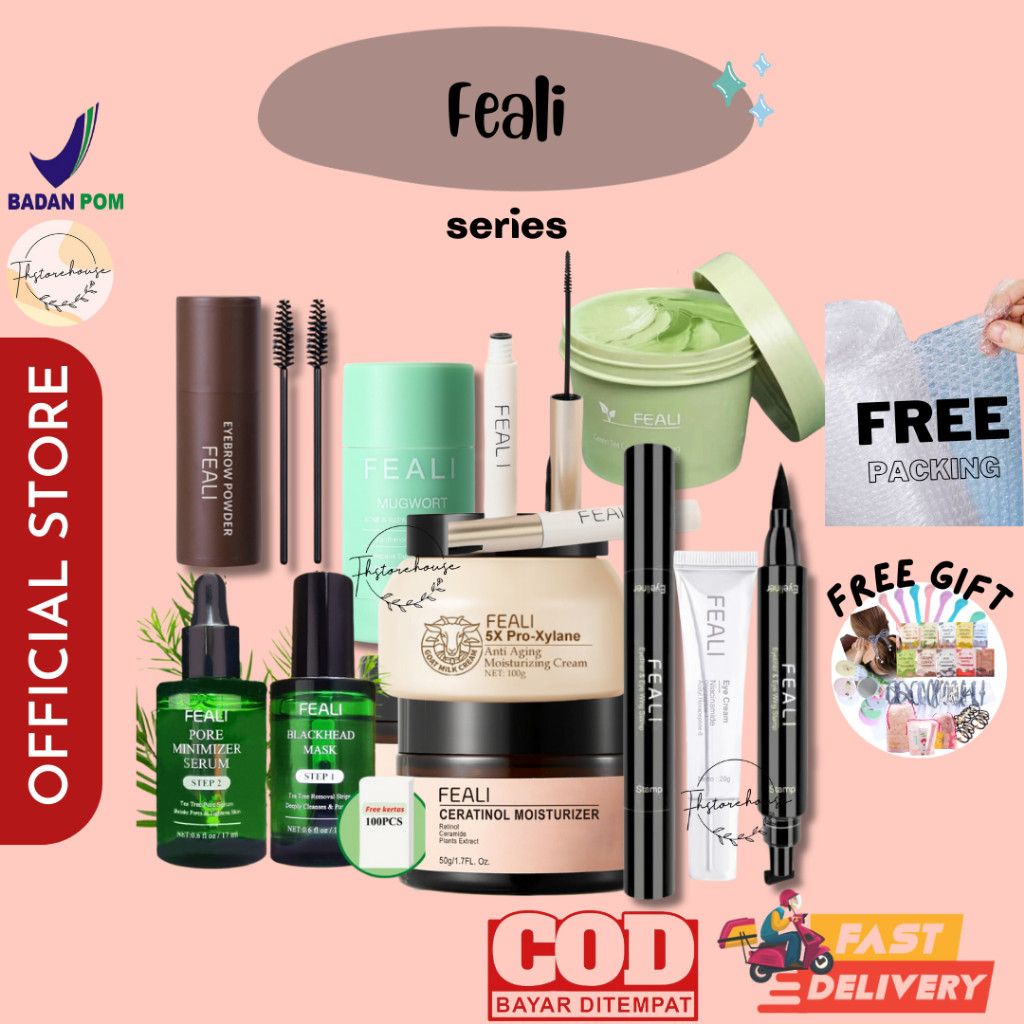 [ Fhstore ] Feali Moisturizer Cream and Goat Milk Anti-Aging Facial ...