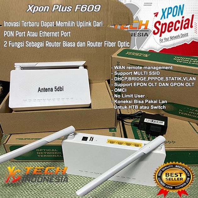 - XPON F609 Modem Fullset (unit+adapter+box) | Shopee Malaysia