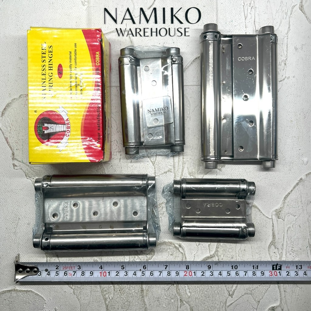 Cobra Cowboy spring door hinges 3 4 5 6 inch | Shopee Malaysia