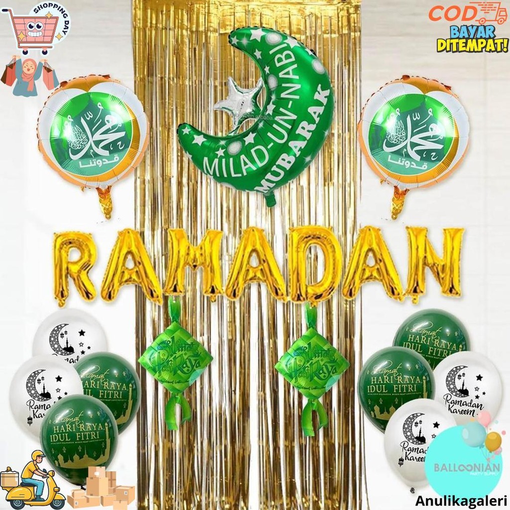 Ramadan Milad Decoration Set/Eid Decoration/Eid Al-Fitr/Ramadan Kareem ...