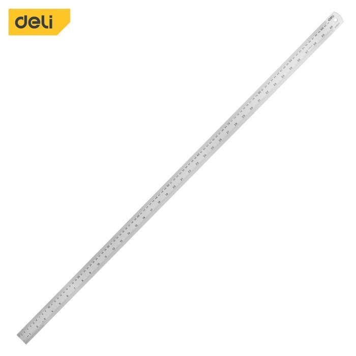 Deli Iron Ruler 100 Cm / Steel Ruler Line 100 Cm EDL8100Y | Shopee Malaysia