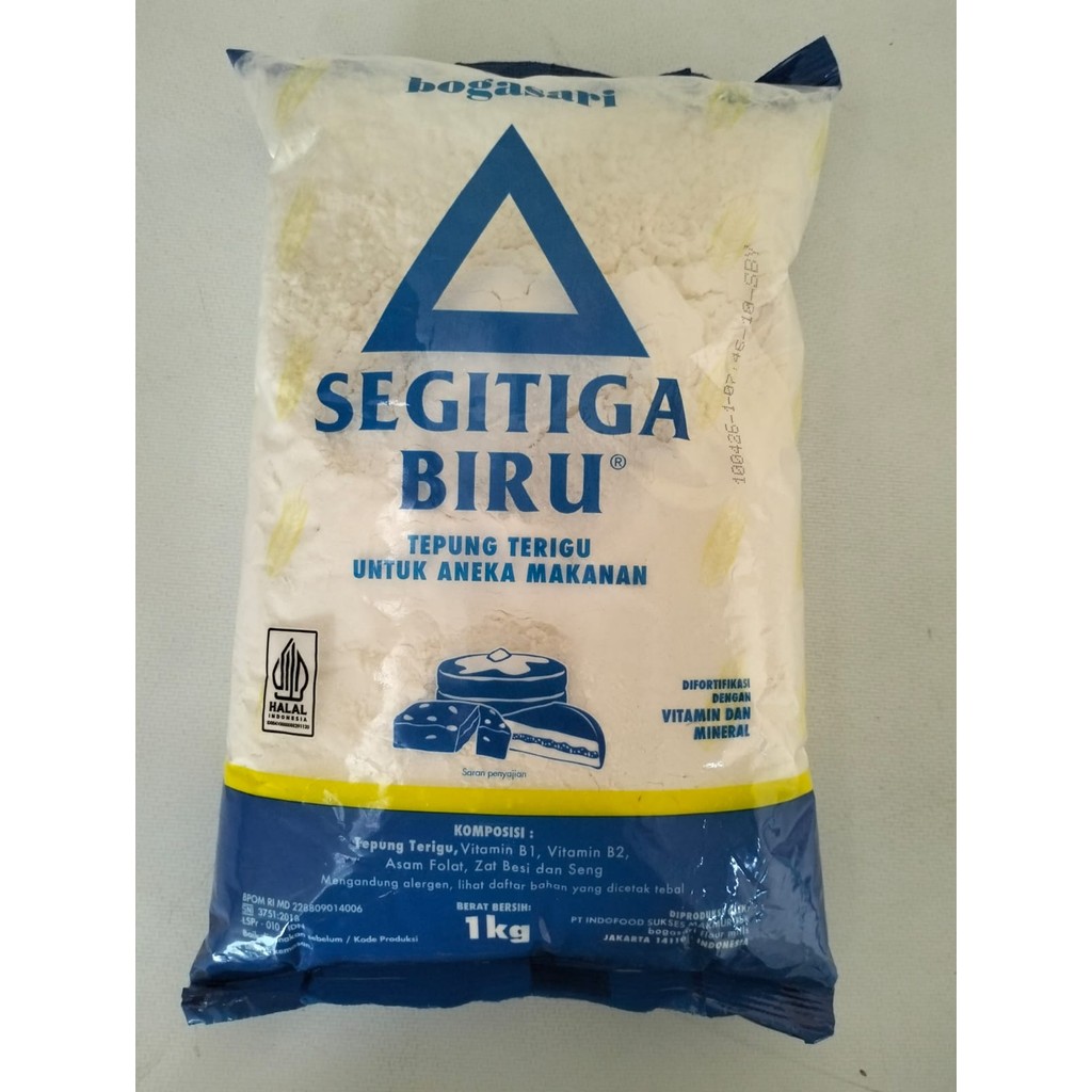 Bogasari BLUE TRIANGLE WHEAT FLOUR 1 KG | Shopee Malaysia