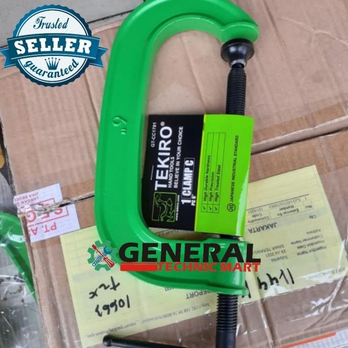 KAYU Clamp C / Clamp C 6" Tekiro thread vise for iron wood | Shopee ...