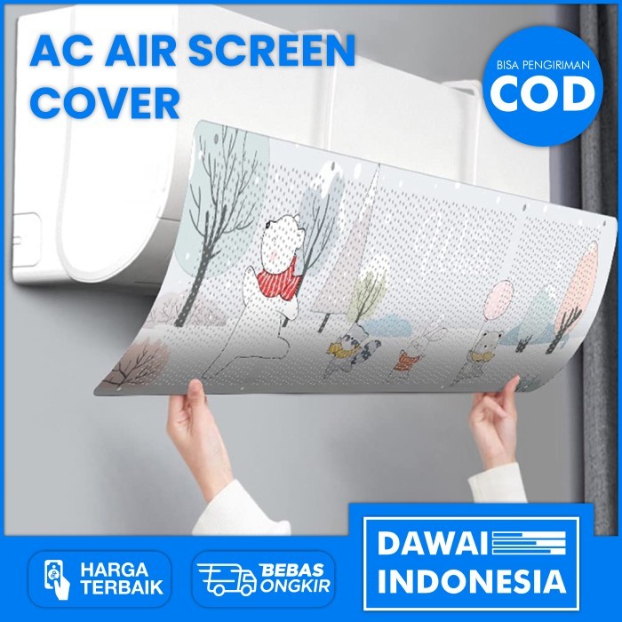 Air Screen Cover AC Wind Reflector AC Gutter Adjustable Windbreak ...